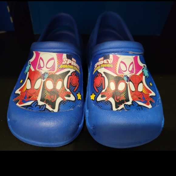 Shoes | Spidey Kids Blue Clogs | Poshmark